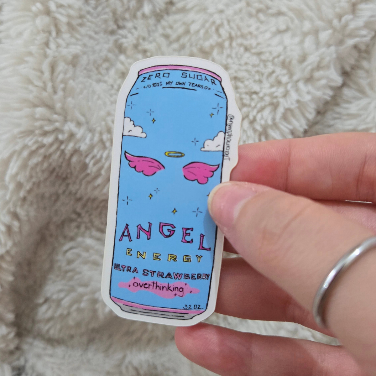 sticker- angel energy drink ‧₊˚ – nymph*s stickers ⋆₊˚